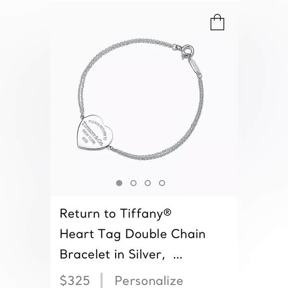 Tiffany & Co. | Jewelry | Low Starttiffany Co Rtt Double Chain Heart ...